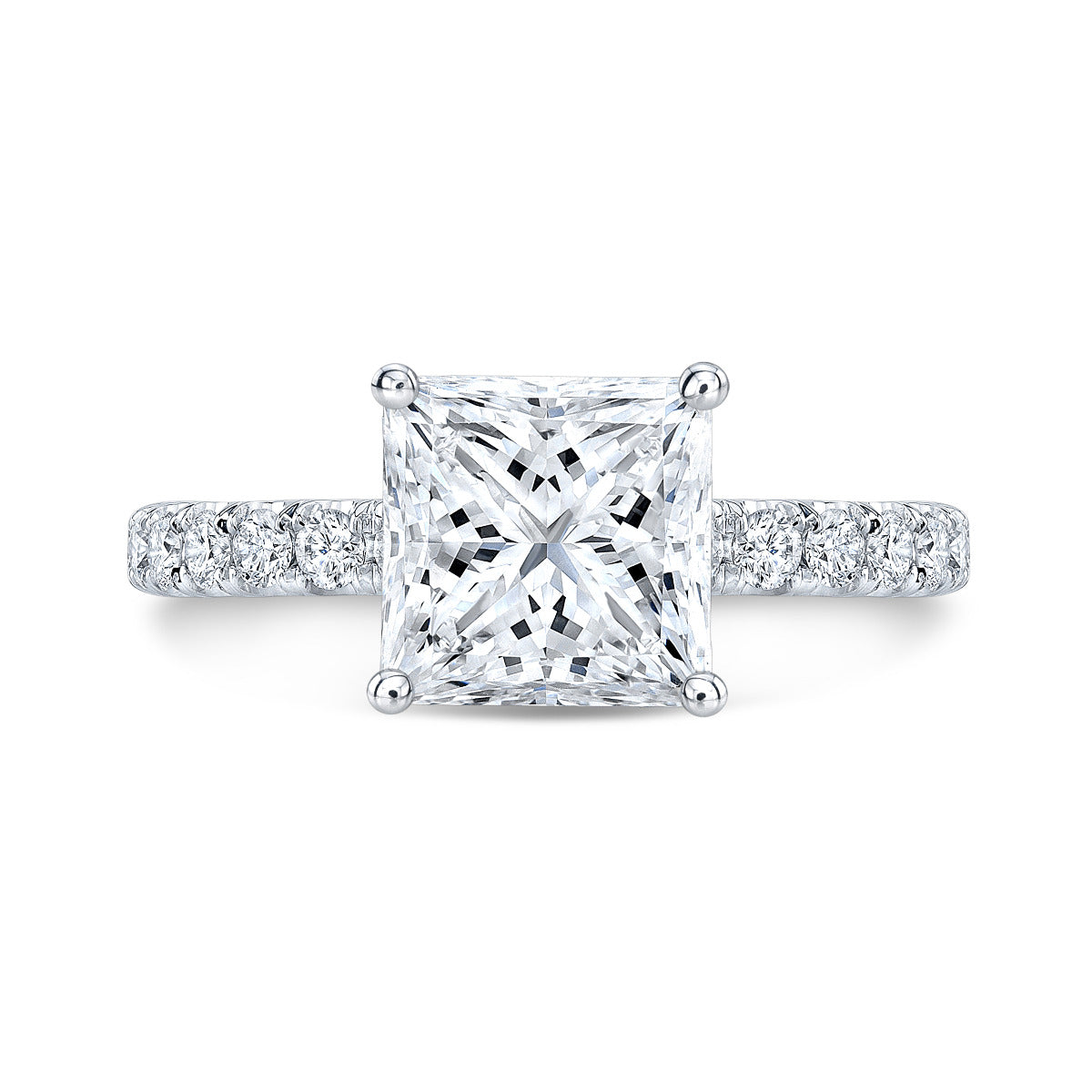 Delicate - Princess Engagement Ring – Wilson Diamond Brokers