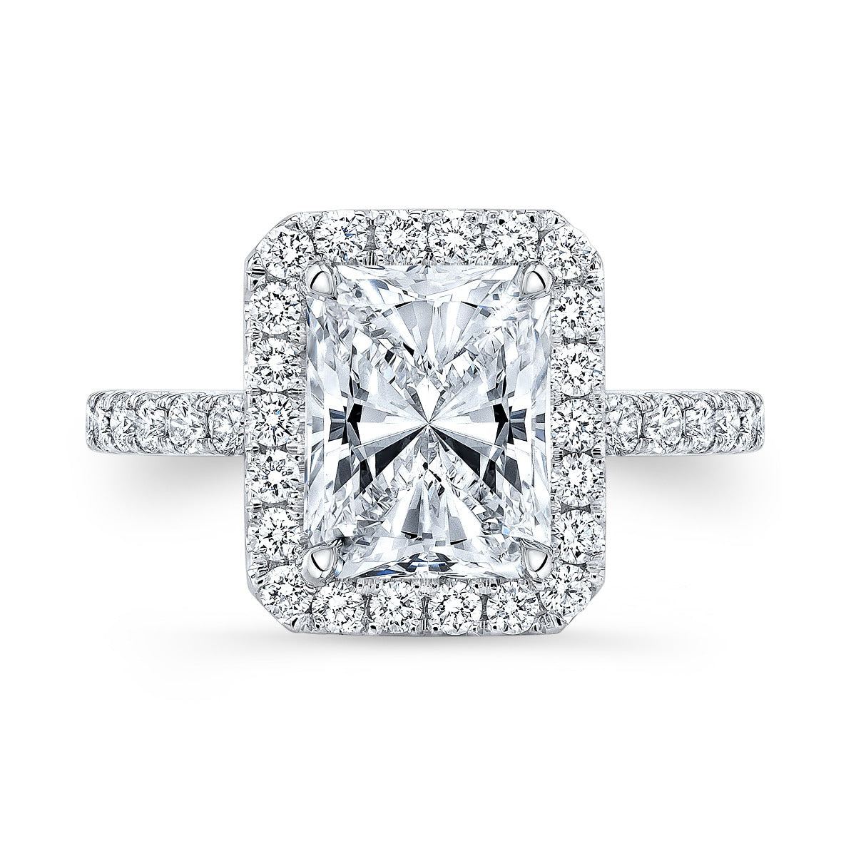Halo - Radiant Engagement Ring – Wilson Diamond Brokers